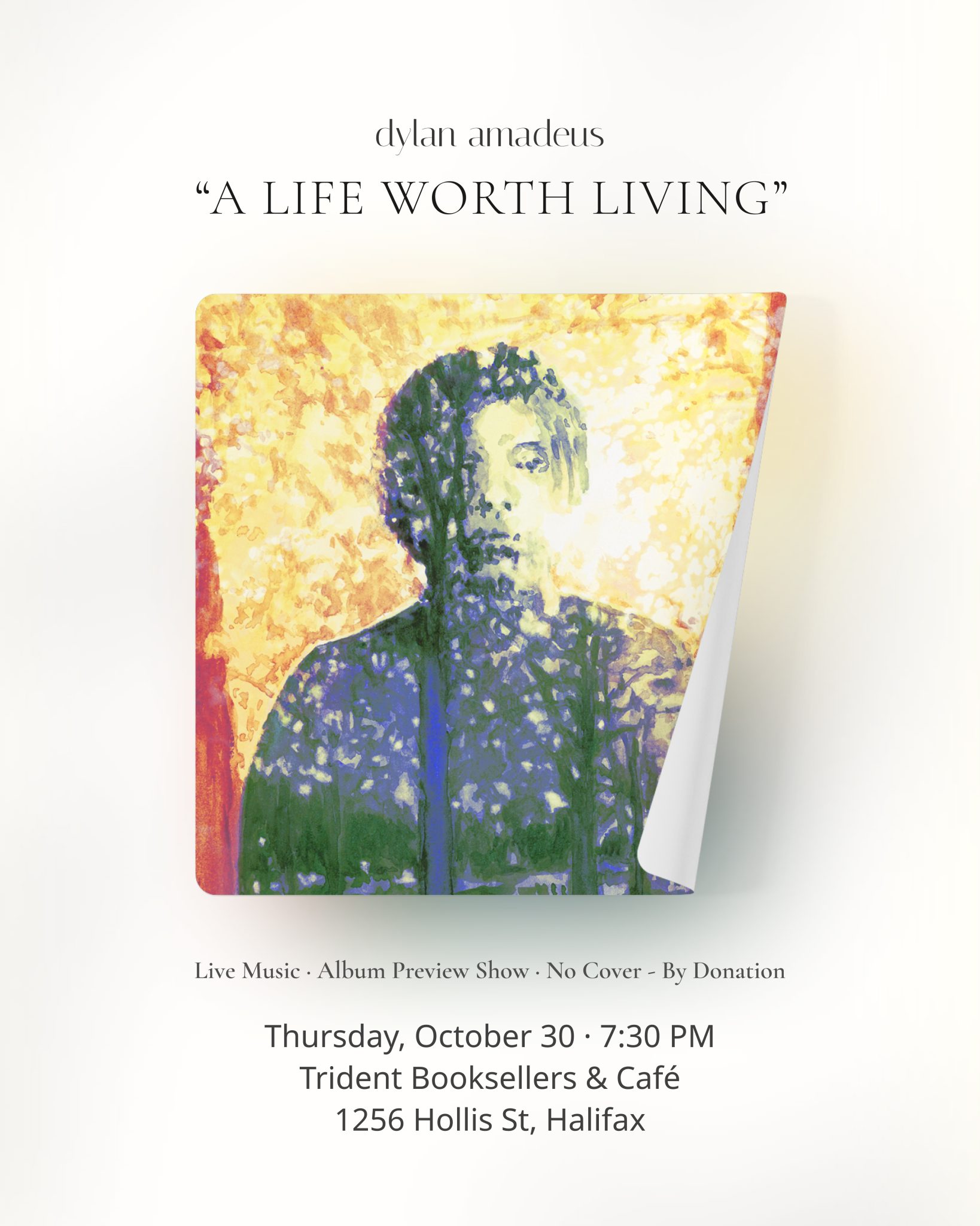 Live Music & Album Preview: Dylan Amadeus!